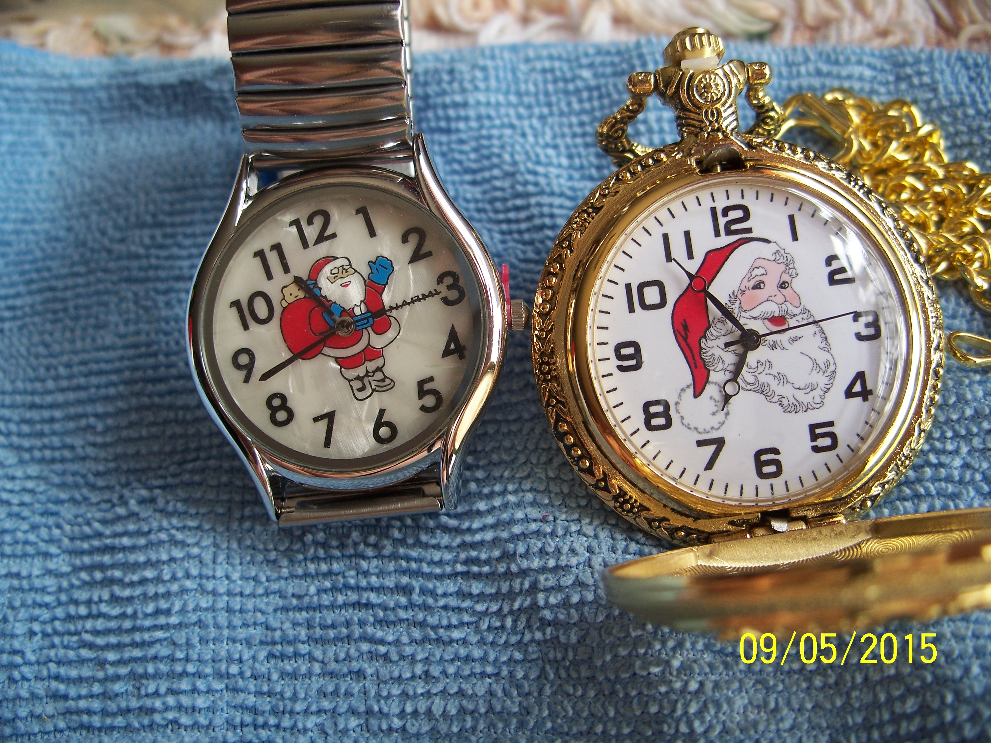 Pocket Watch-Wrist Watch Combo | Santa's Clauset