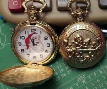 Pocket Watch Workshop Cover – Santa's Clauset