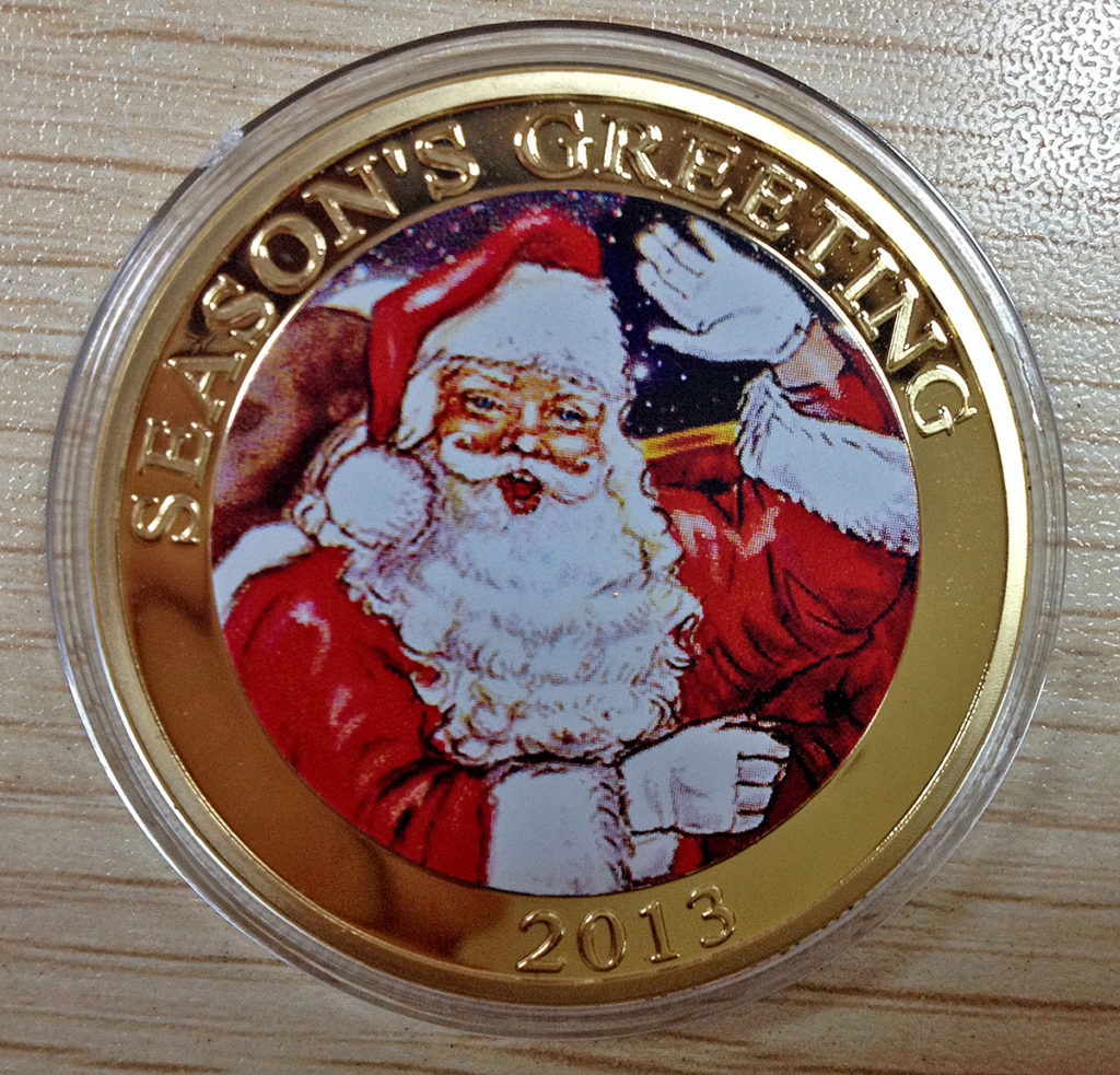 Santa Coin 2013-1 | Santa's Clauset