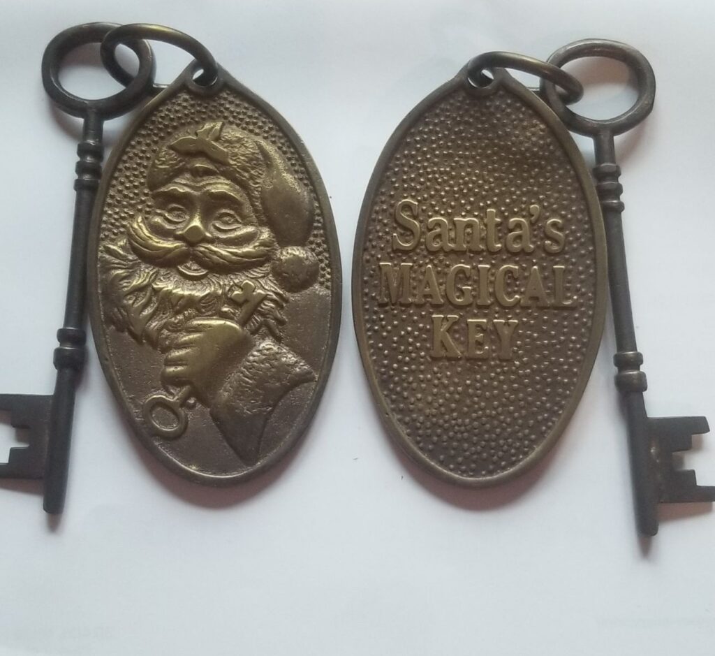 Santa Keys-Santa’s Magical Key-Antiqued – Santa's Clauset