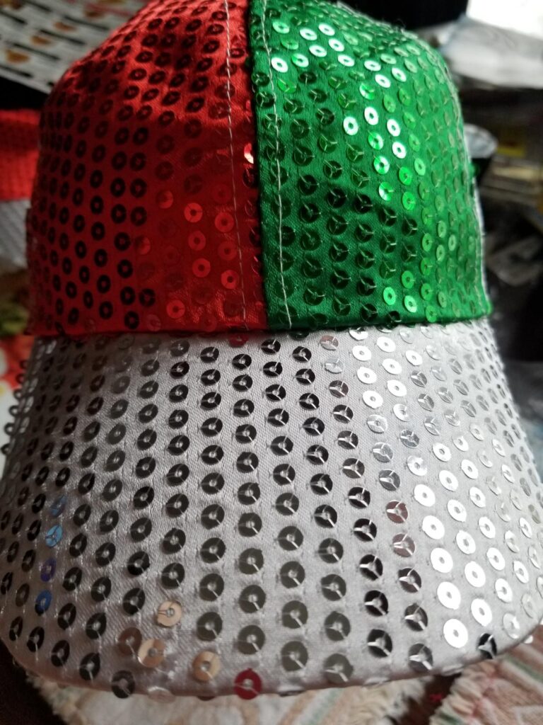 Hat Ball Cap -Sequin- Multi-Color – Santa's Clauset